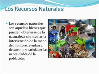 Recursos naturales diapositiva ultimo toq | PPT
