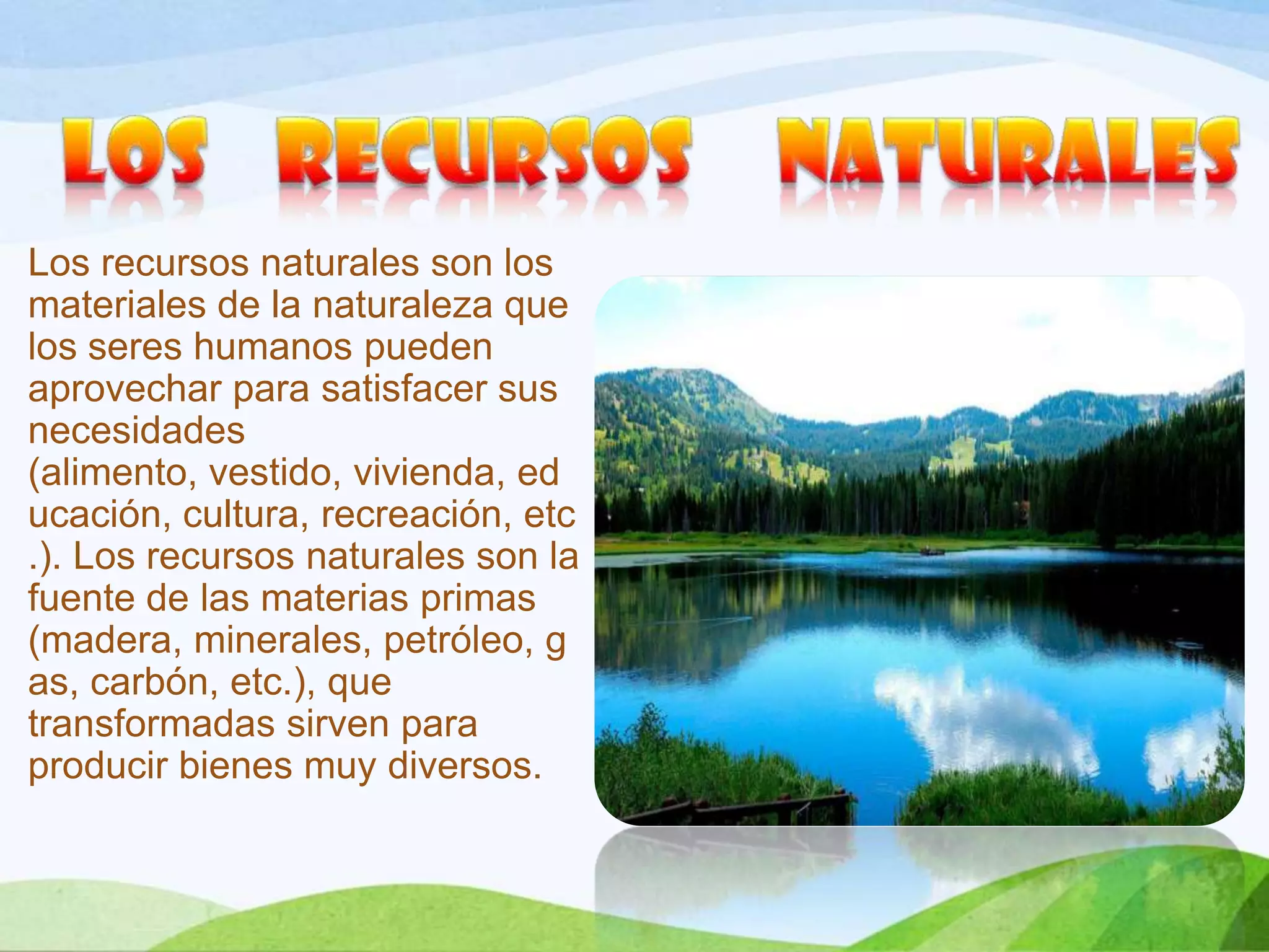 Recursos naturales Y Actividades economicas | PPTX | Agriculture ...
