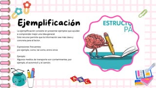 Recursos Que Se Utilizan Para Desarrollar Ideas En Los Párrafos