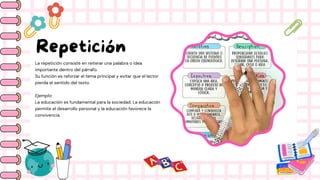 Recursos Que Se Utilizan Para Desarrollar Ideas En Los Párrafos