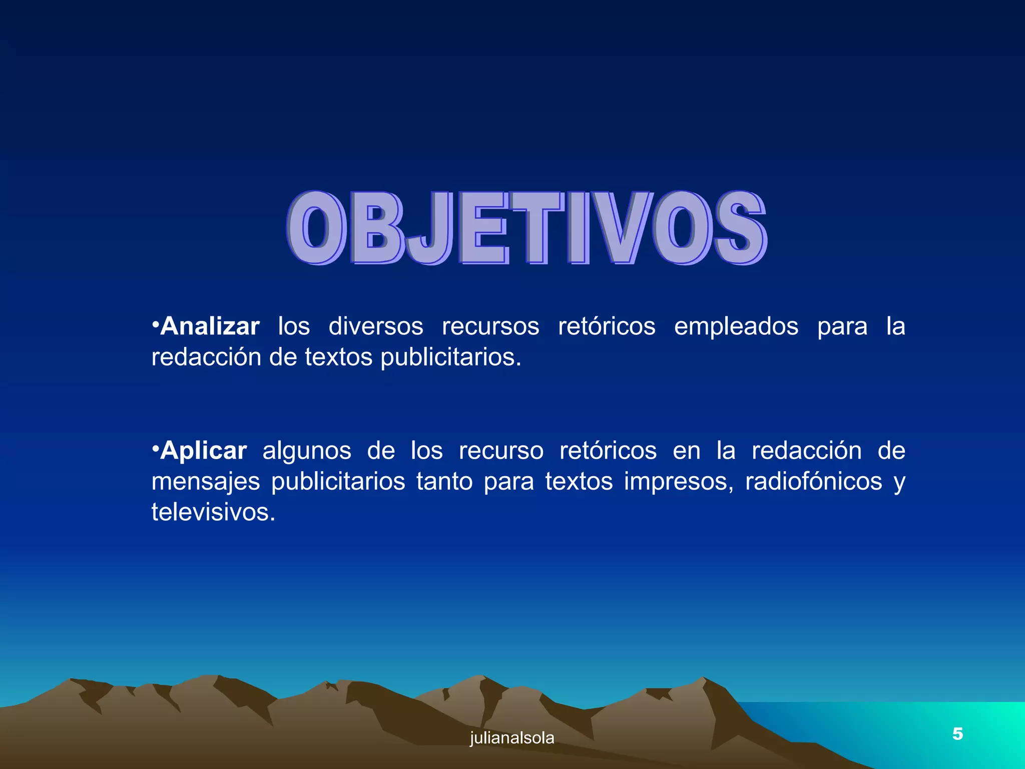 Recursos Retorico Utilizados Textos Publicitarios1 | PPT
