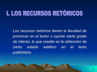 Recursos Retorico Utilizados Textos Publicitarios1 | PPT