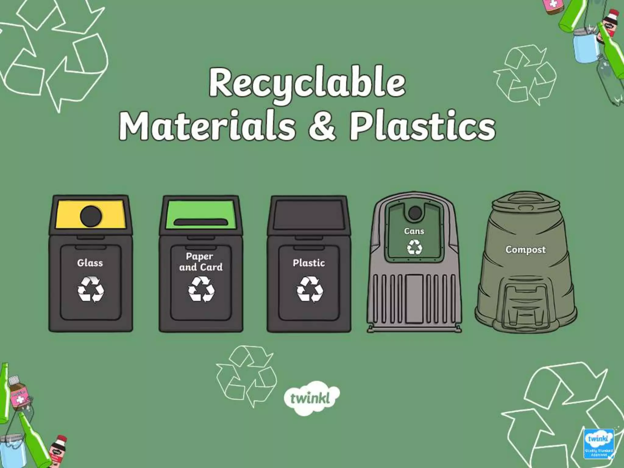 Recyclable Materials and Plastics Information PowerPoint.ppt