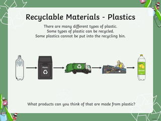 Recyclable Materials and Plastics Information PowerPoint.ppt