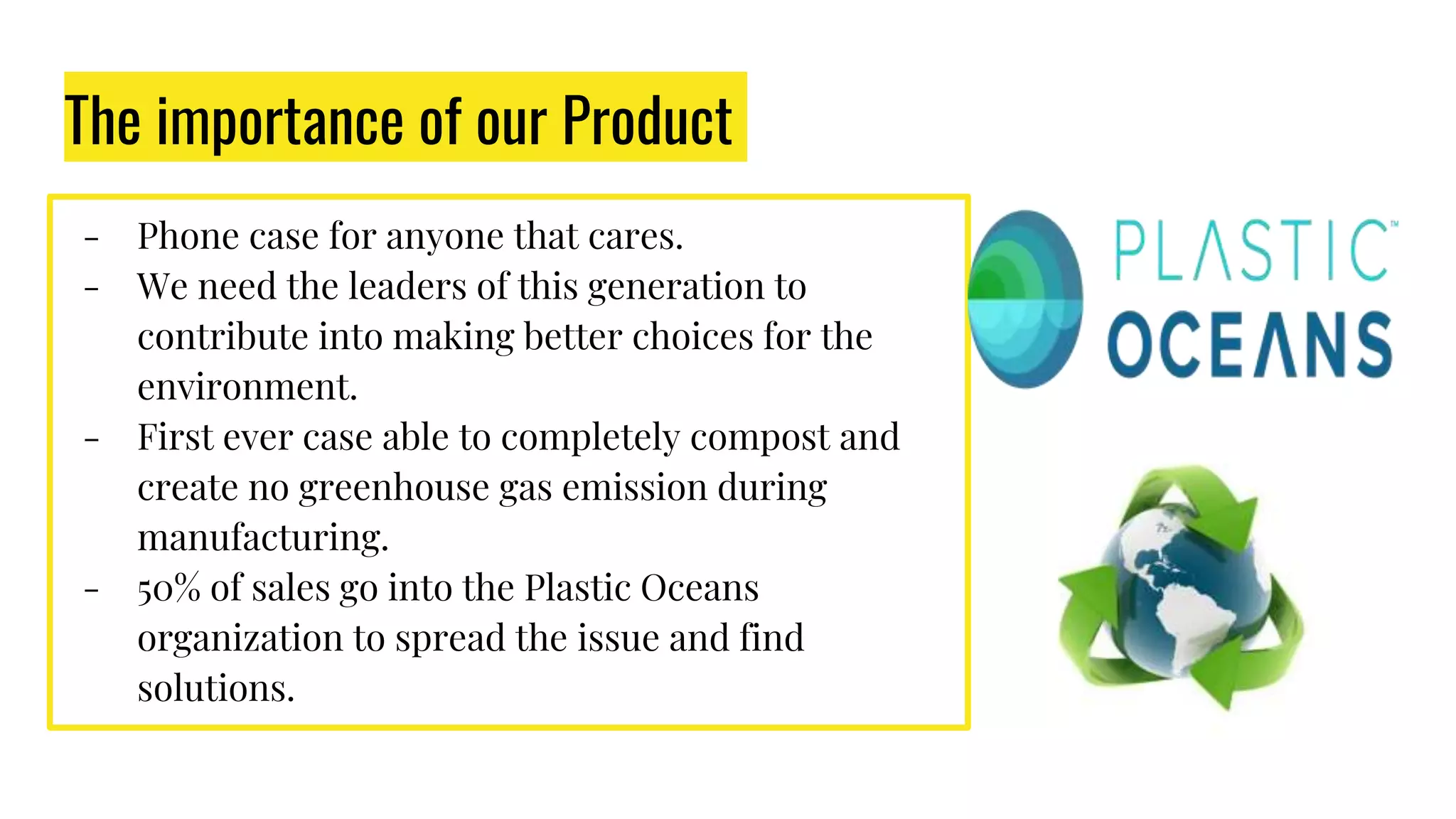 Recyclable phone cases | PPTX