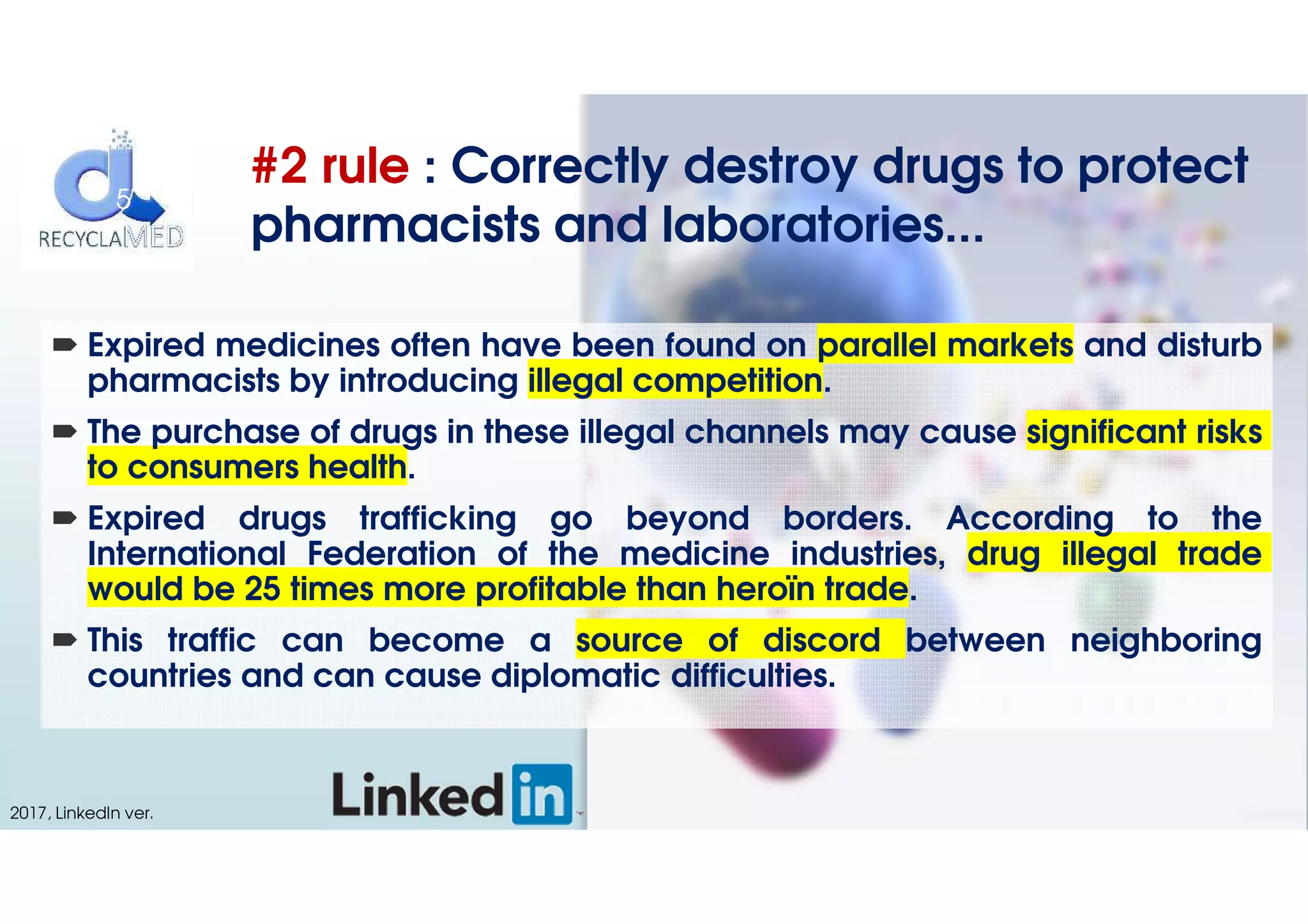 Recyclamed : outdated pharmaceutics destruction | PDF