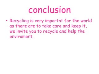 Recycle | PPT