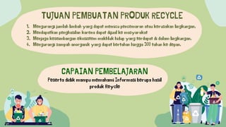 workshop recycle yaitu dengan membuat media pembelajaran gunug meletus.pptx