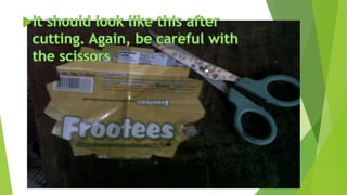 How to make a flower using Frootees wrapper | PPTX