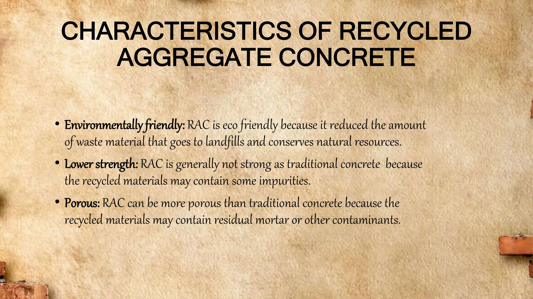RECYCLE AGGREGATE CONCRETE_075612.pptx.. | PPT