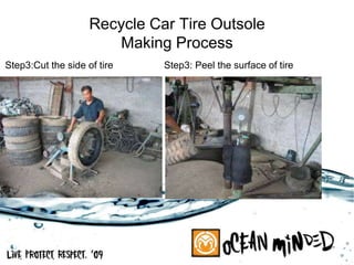 Recycle car tyre outsole making process | PPSX