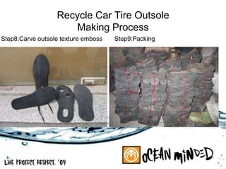 Recycle car tyre outsole making process | PPSX