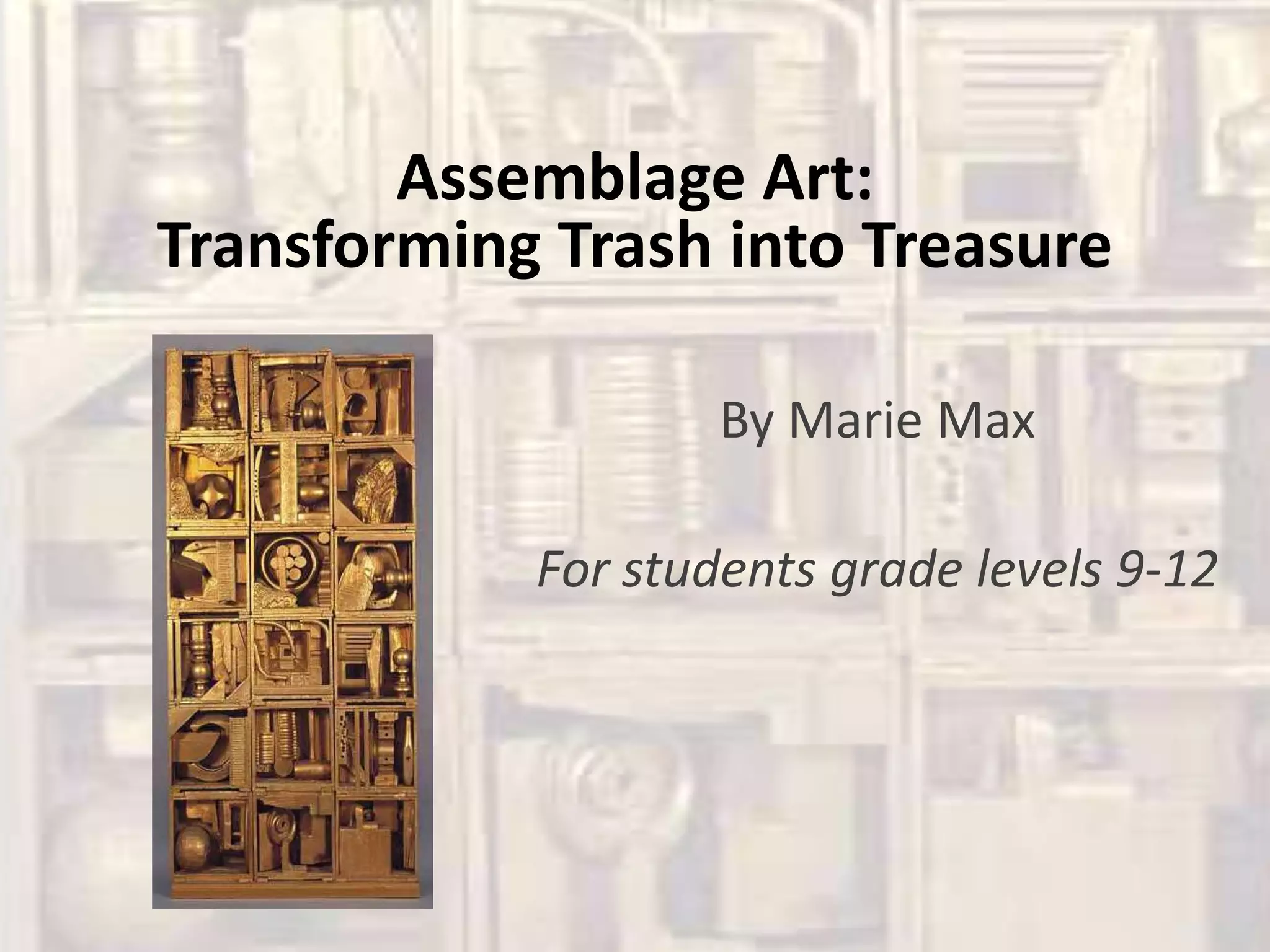 Transforming Trash Into Treasure | PPTX