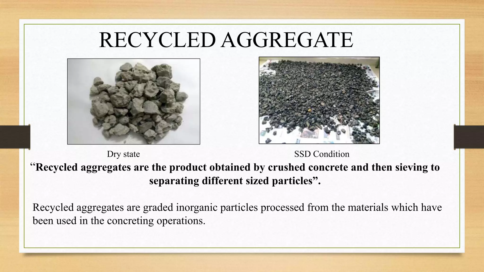 Recycled Aggregate Concrete (RAC) | PPTX
