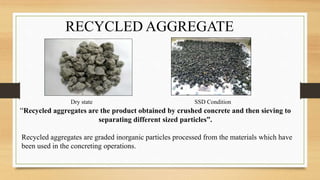 Recycled Aggregate Concrete (RAC) | PPTX