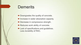 Recycled aggregates | PPT