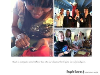 Recycle Runway - Bookings with Artist Nancy Judd | PPT