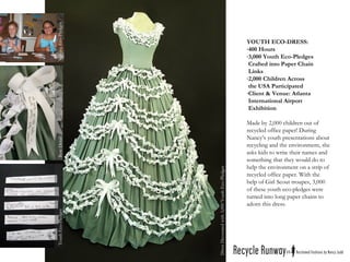 Recycle Runway - Bookings with Artist Nancy Judd | PPT