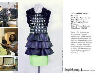 Recycle Runway - Bookings with Artist Nancy Judd | PPT