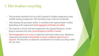 RECYCLING OF ASPHALT PAVEMENTS | PPTX
