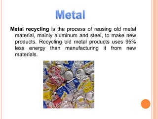 Recycling | PPTX | Science