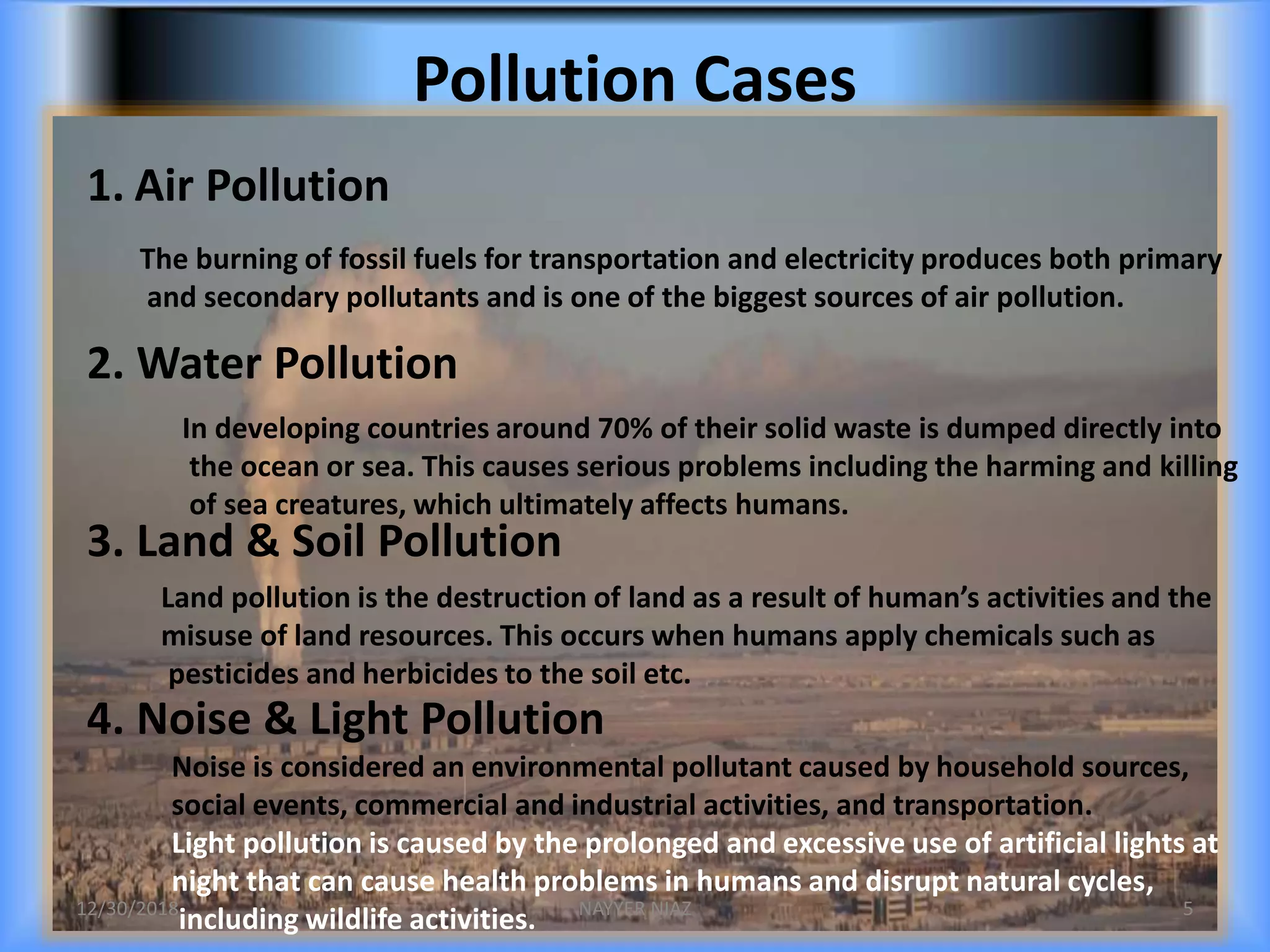 Recycling | Environmental Pollution free slides | PPTX