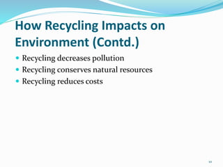 Recycling | PPTX