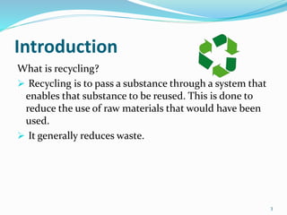 Recycling | PPTX