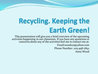 Recycling!! | PPTX
