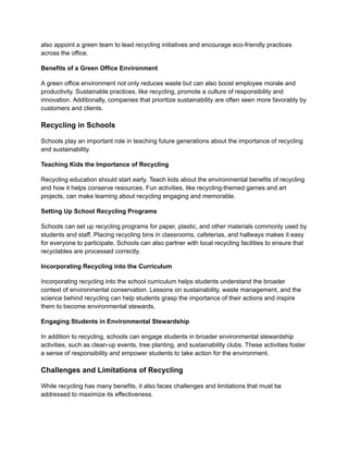 Recycling_ A Comprehensive Guide to Reducing Waste and Protecting the ...