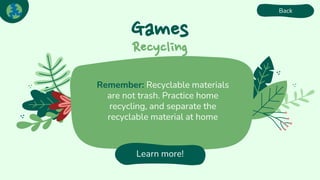 Recycling activities powerpoint | PPTX