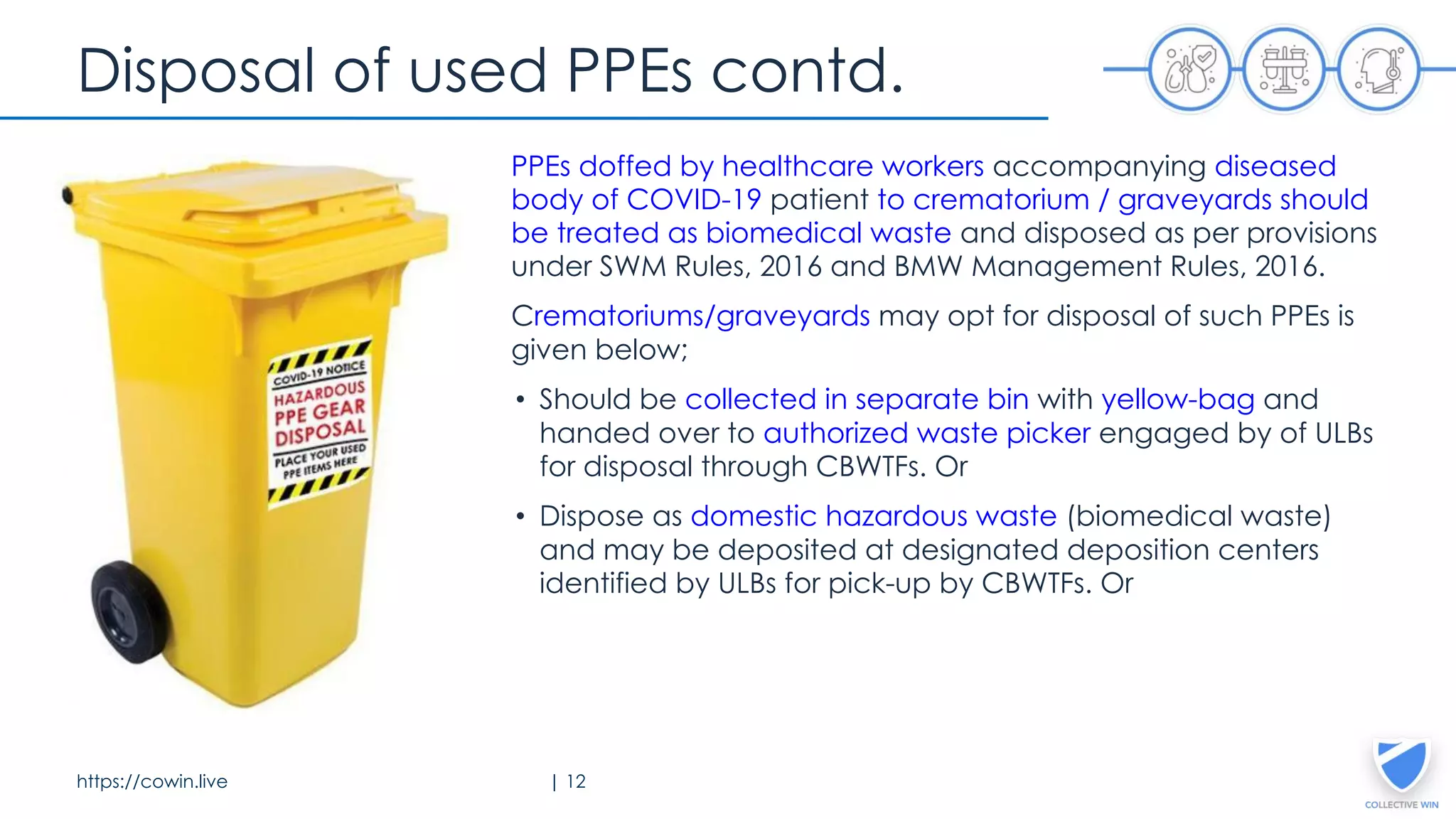 Recycling and disposal of PPE | PDF