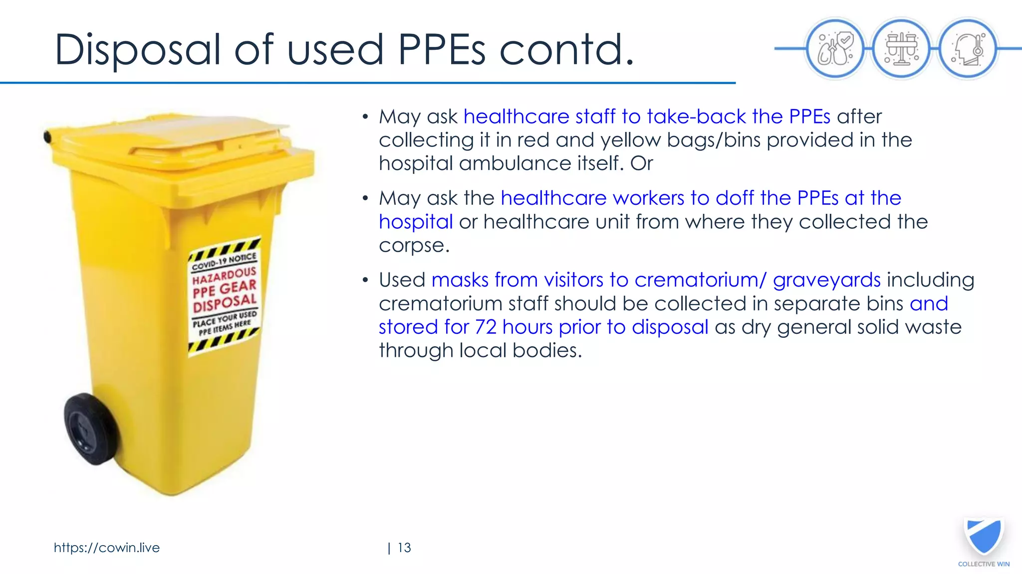 Recycling and disposal of PPE | PDF