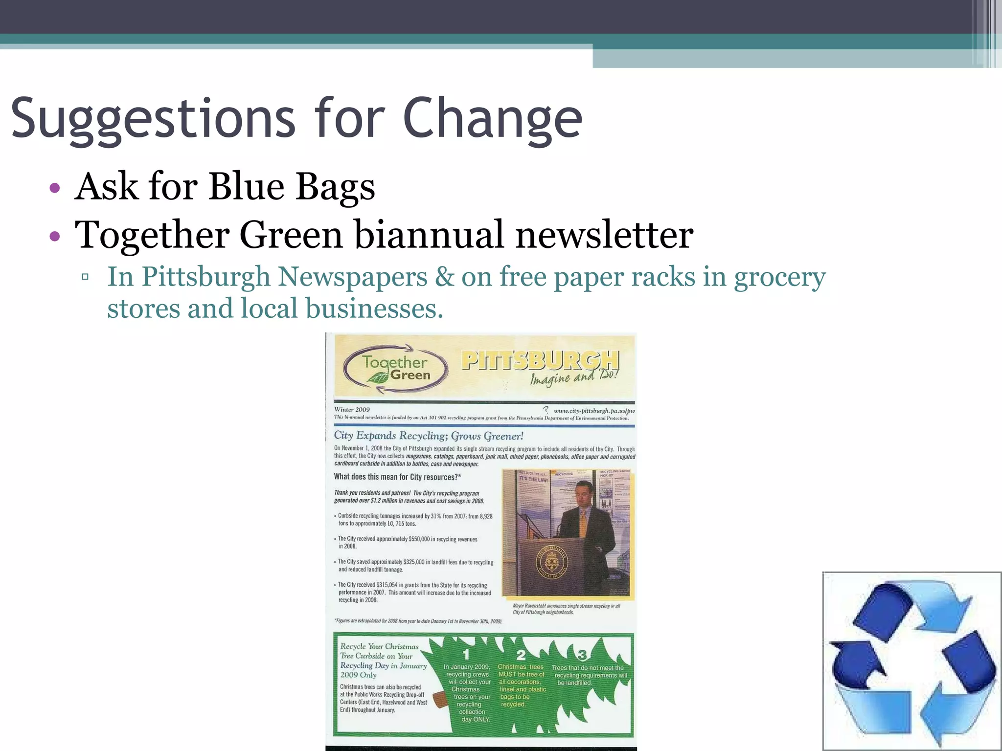 Recycling Awareness Campaign | PPT