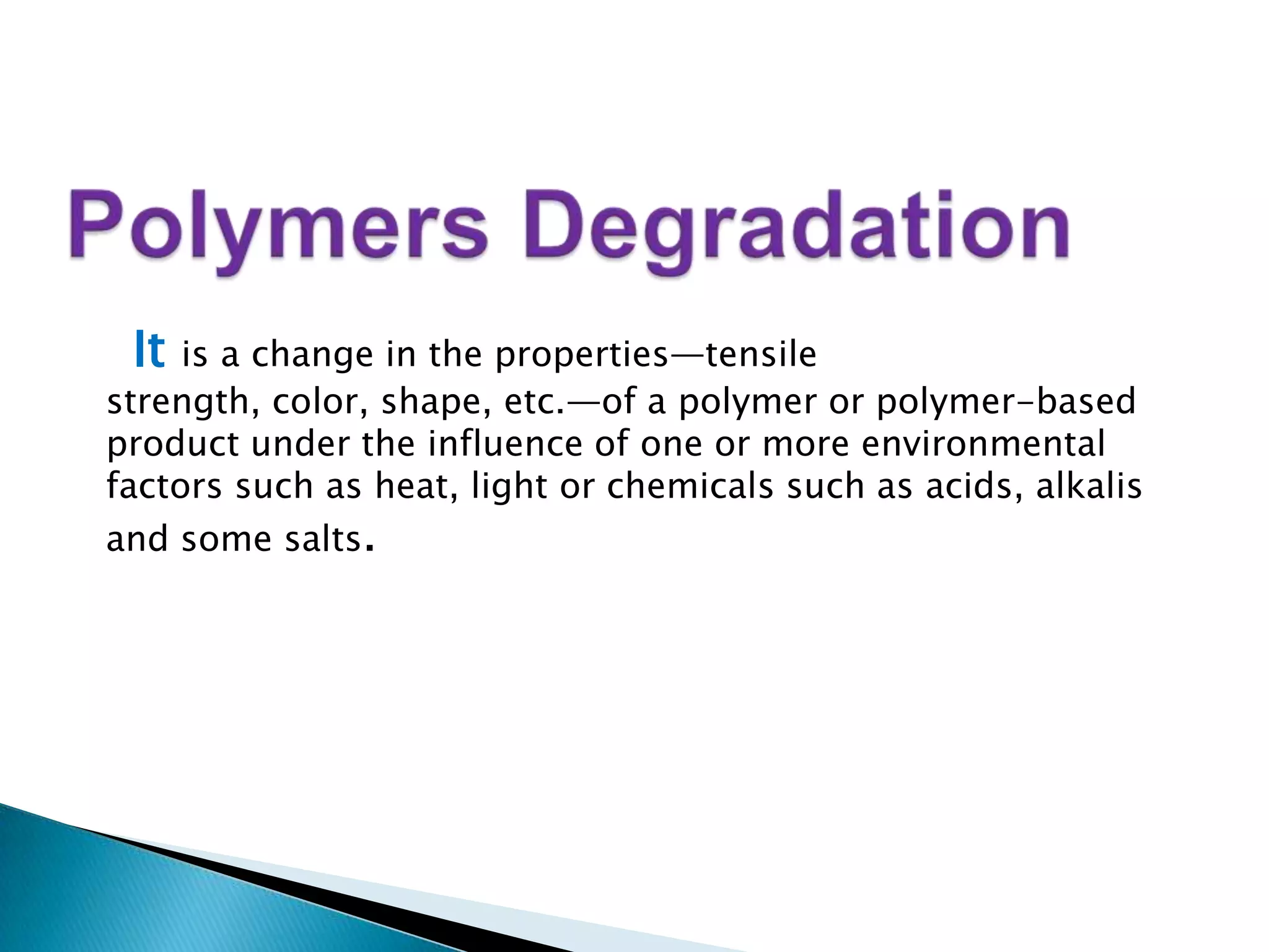Recycling & degradation of polymers. | PPTX