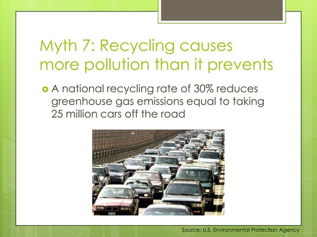 Recycling Myths Debunked (City of Burnsville 3/20/2014) | PPT