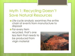 Recycling Myths Debunked (City of Burnsville 3/20/2014) | PPT