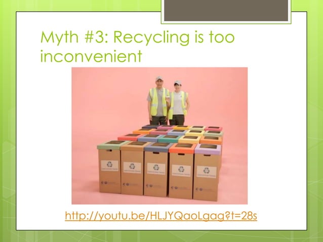 Recycling Myths Debunked (City of Burnsville 3/20/2014) | PPT