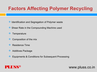 Recycling of engineering polymers | PPT