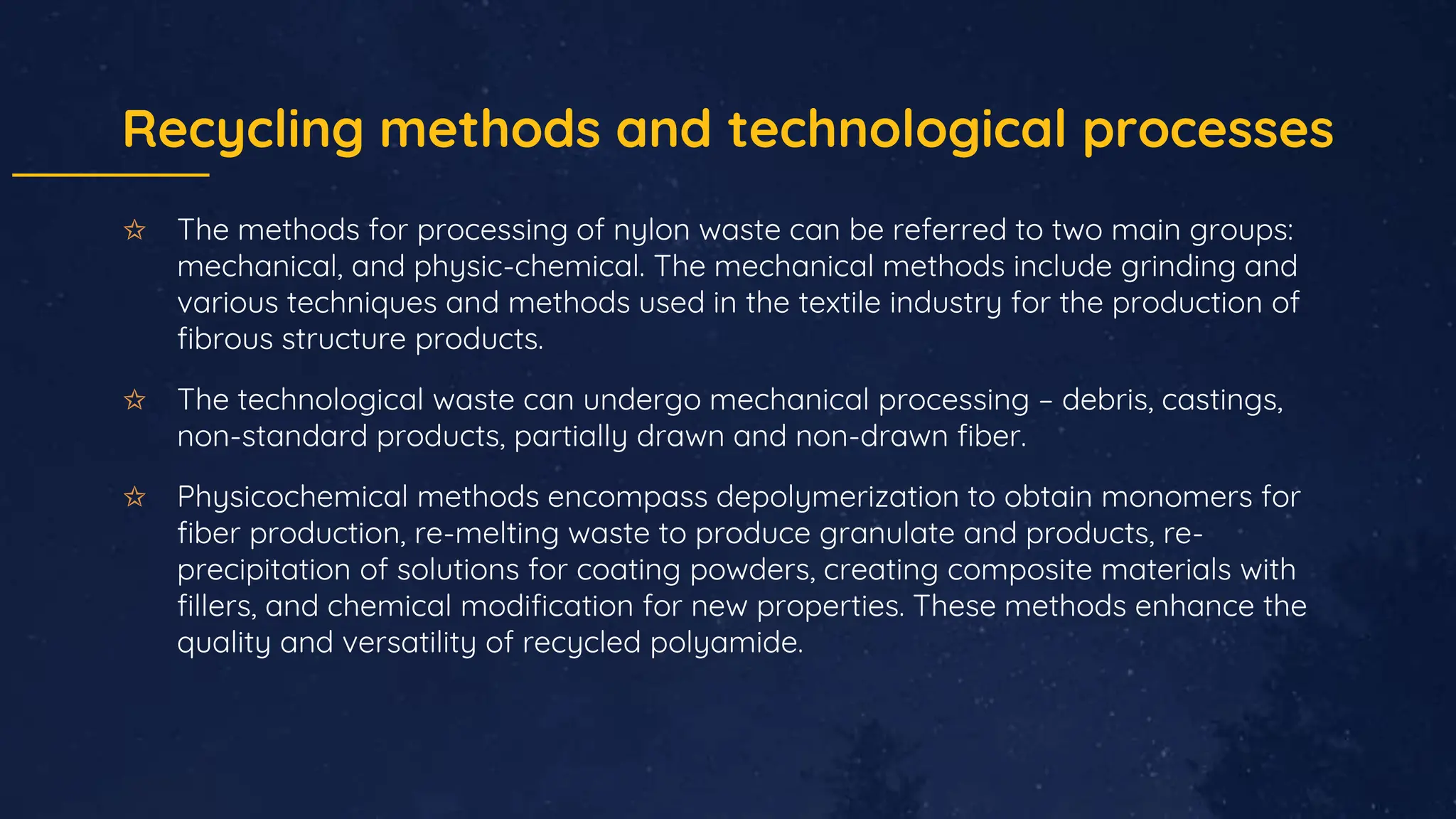 recycling of nylon and paper - waste management | PPTX