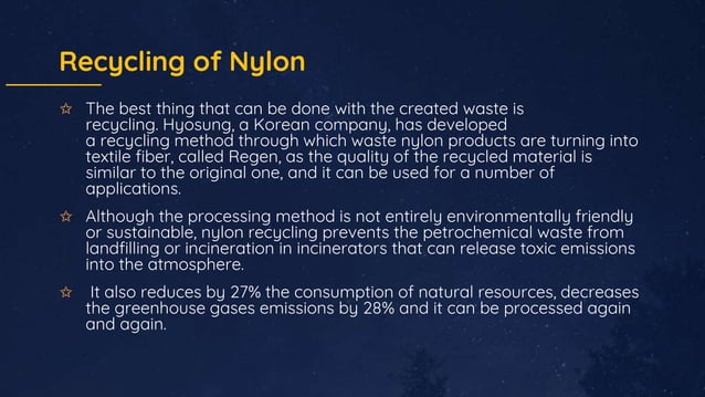 recycling of nylon and paper - waste management | PPTX | Environmental ...