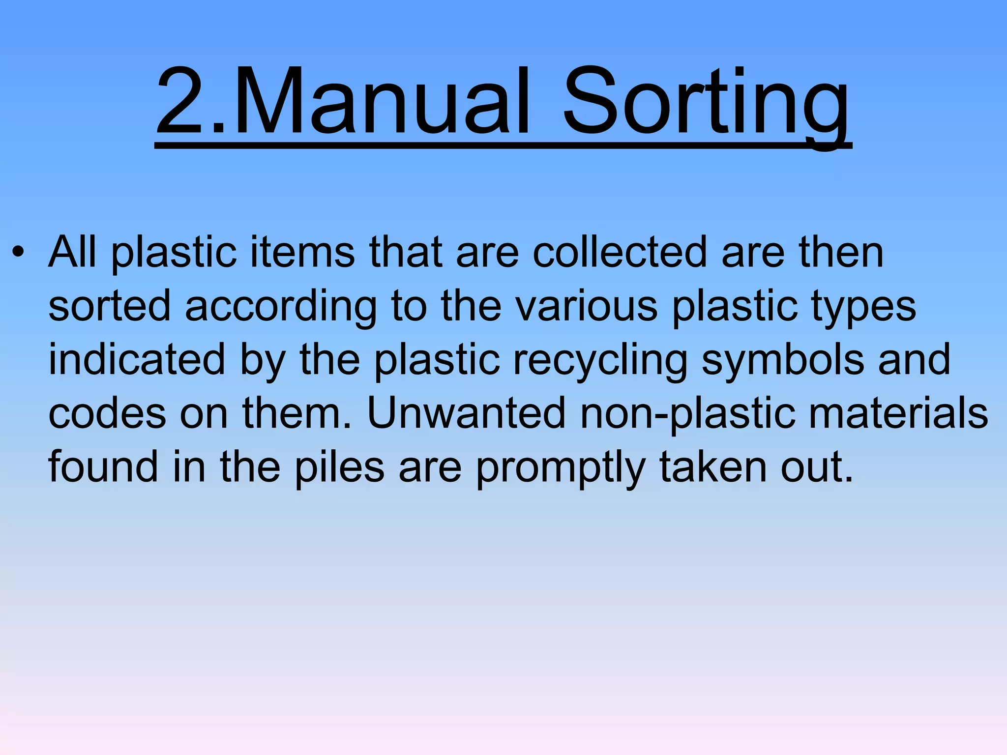 Recycling of plastics | PPTX