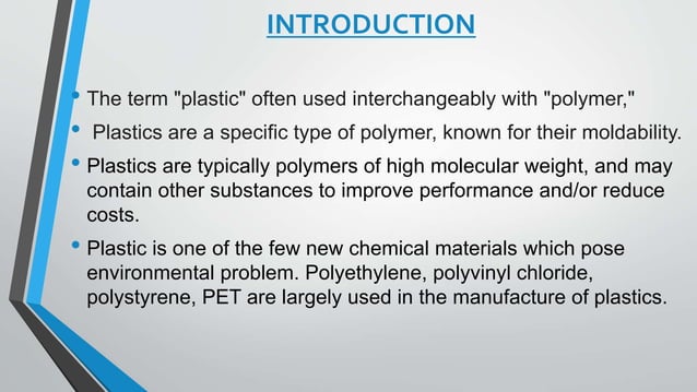 recycling of polymers.pptx includes pyrolysis which is a thermal decomposition of plastics | PPTX