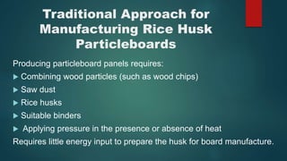 Recycling of rice husk presentation | PPTX