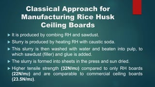 Recycling of rice husk presentation | PPTX