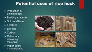Recycling of rice husk presentation | PPTX