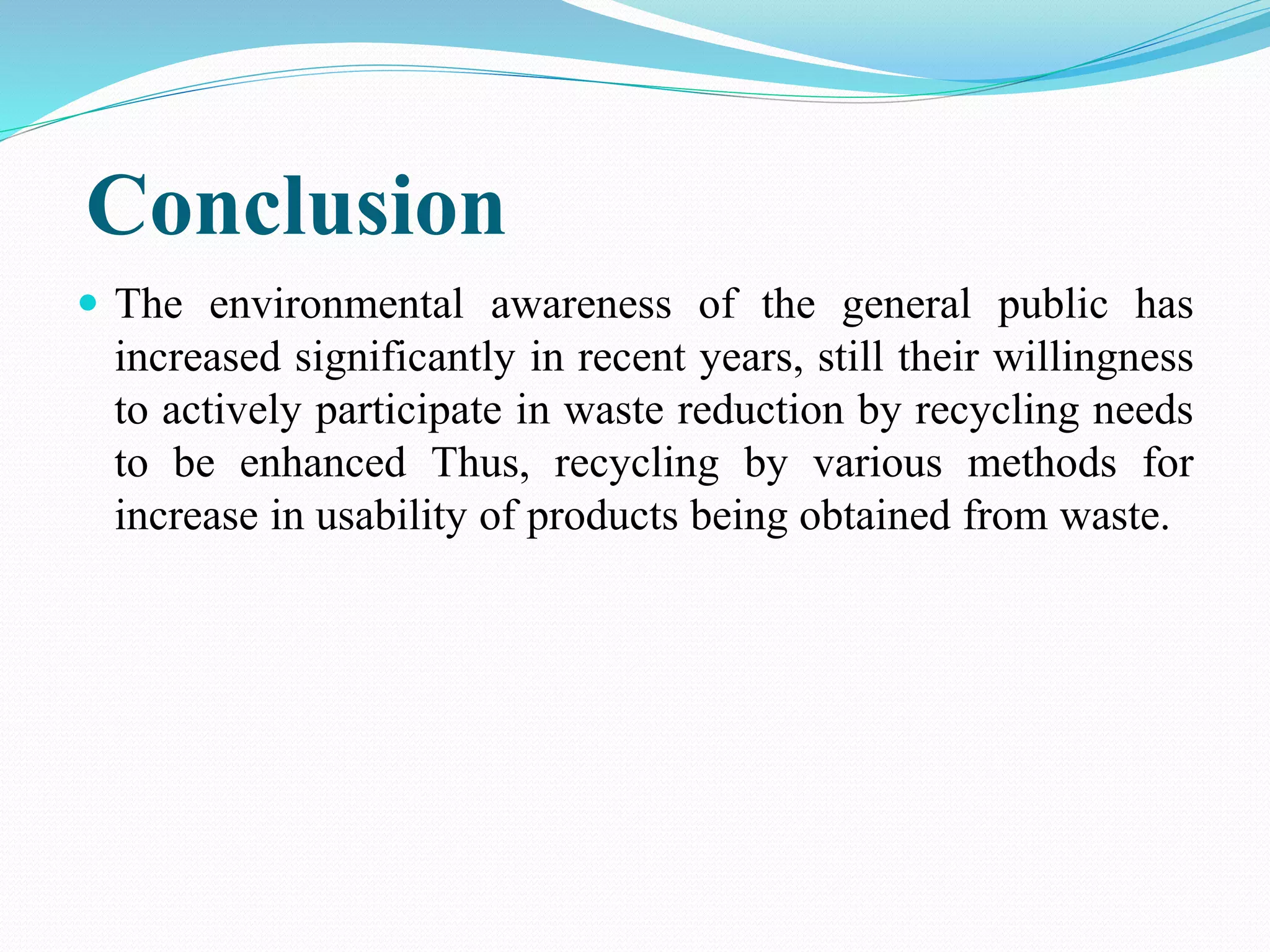 Recycling & Management of Textile Waste | PPTX