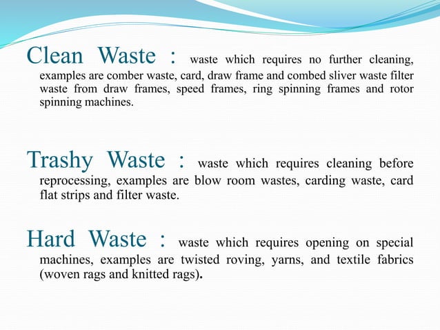 Recycling & Management of Textile Waste | PPTX