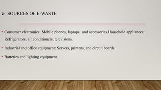 Recycling of E Waste. Solid Waste Management | PPTX