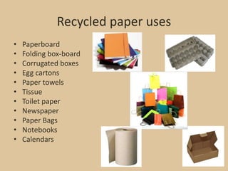 Recycling paper iip | PPTX
